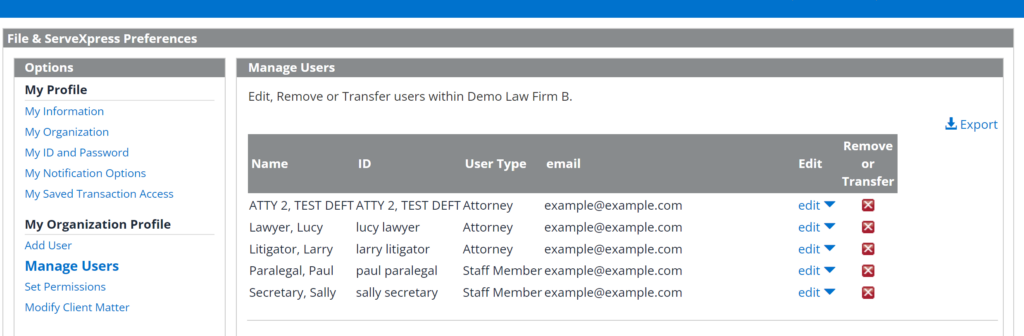 How to Add Users and Manage Accounts on File & ServeXpress - File & ServeXpress
