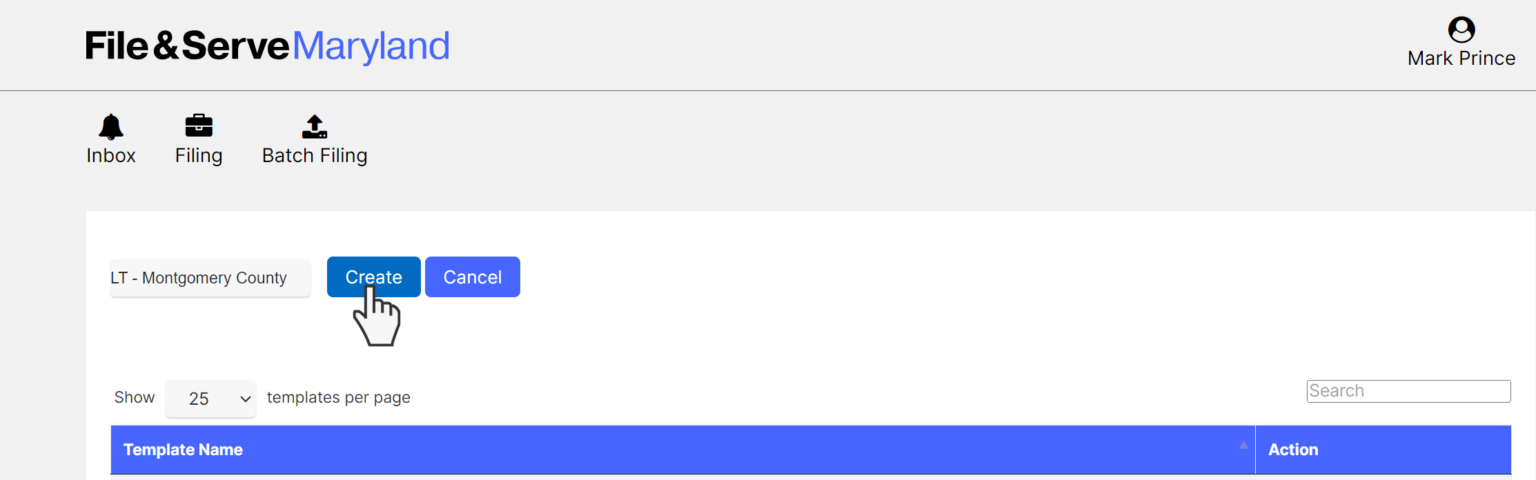 eFiling Templates - File & ServeXpress