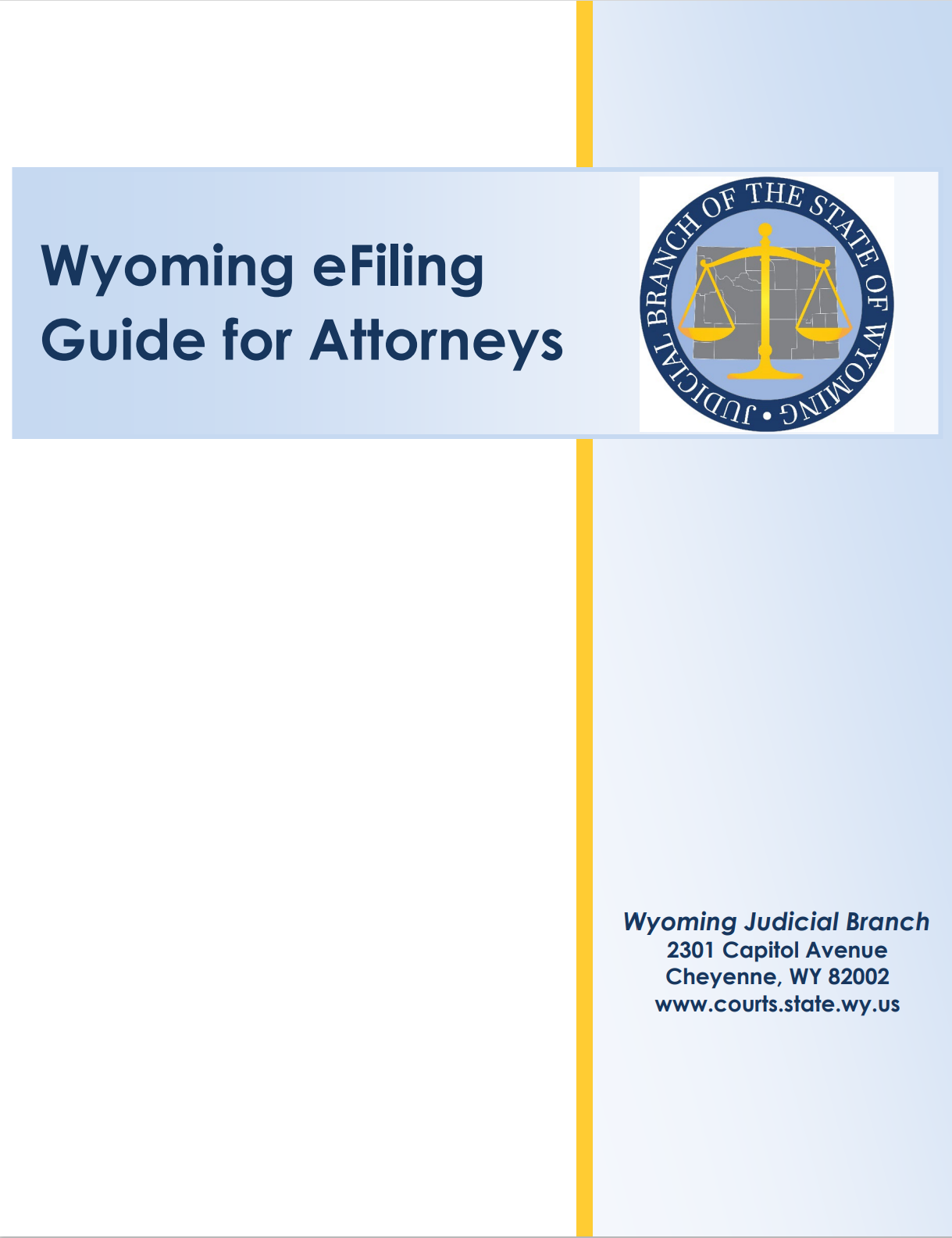 Wyoming Chancery and District Courts - File & ServeXpress